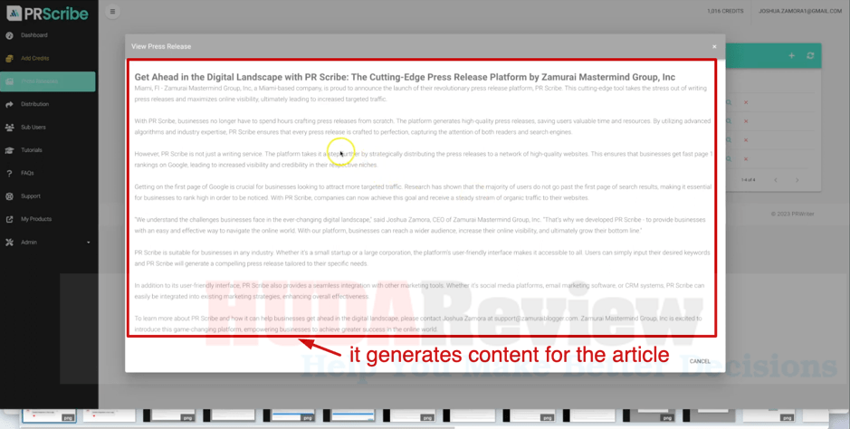 PR Scribe Review | All-in-one Bundle | Coupons | Software Demo