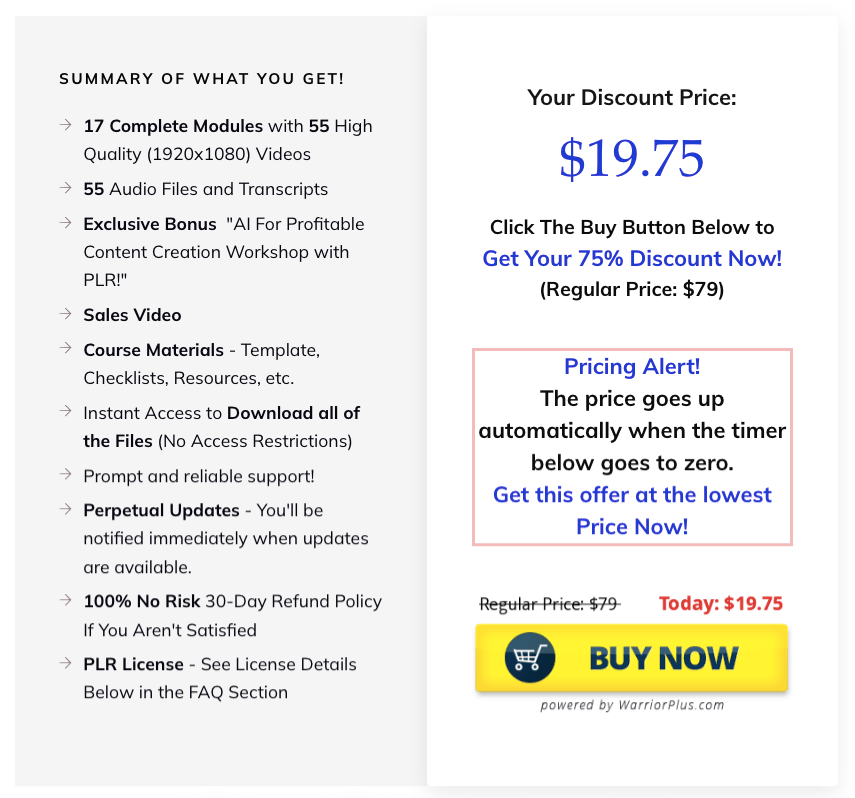 Flagship PLR Series: "Sales Copywriting and ChatGPT" review