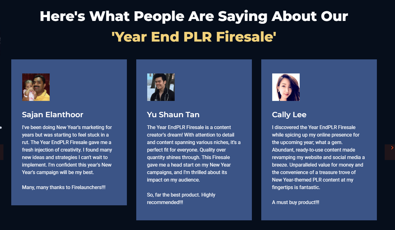 [PLR] Year end PLR Firesale Review with my special bonuses