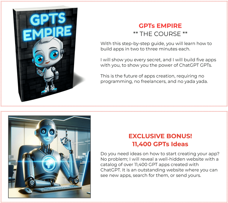 GPTs Empire Review - Guide To Easily Create Infinite Apps