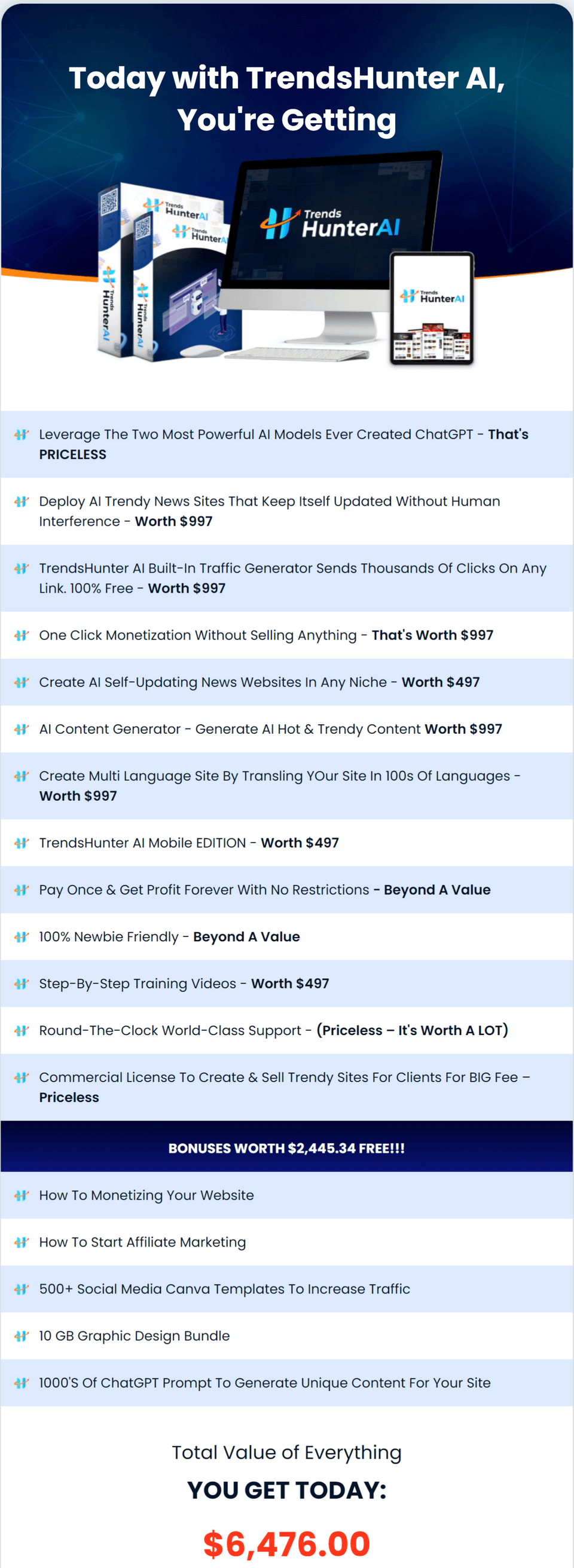 TrendsHunter AI Review - Revolutionize Your Online Presence