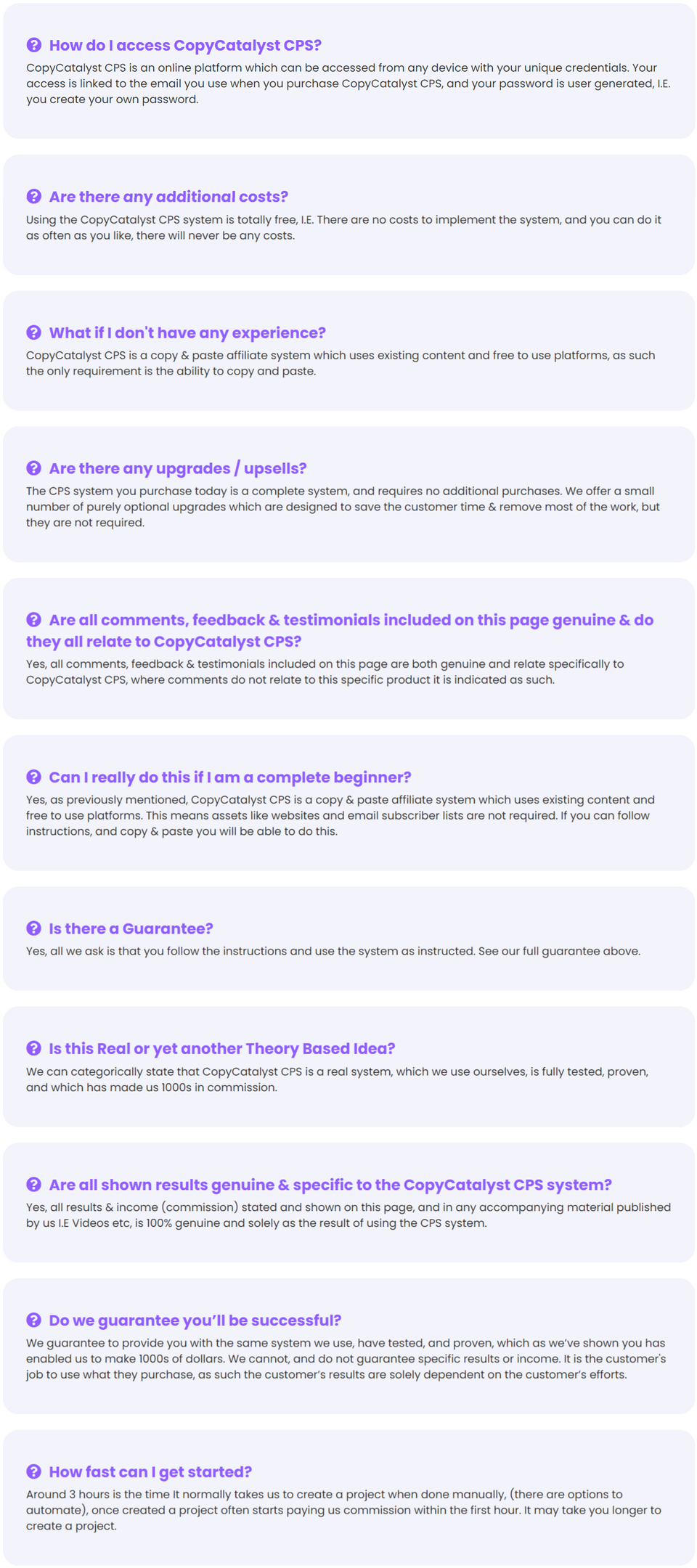 CopyCatalyst CPS review 2024: Affiliate marketing redefined