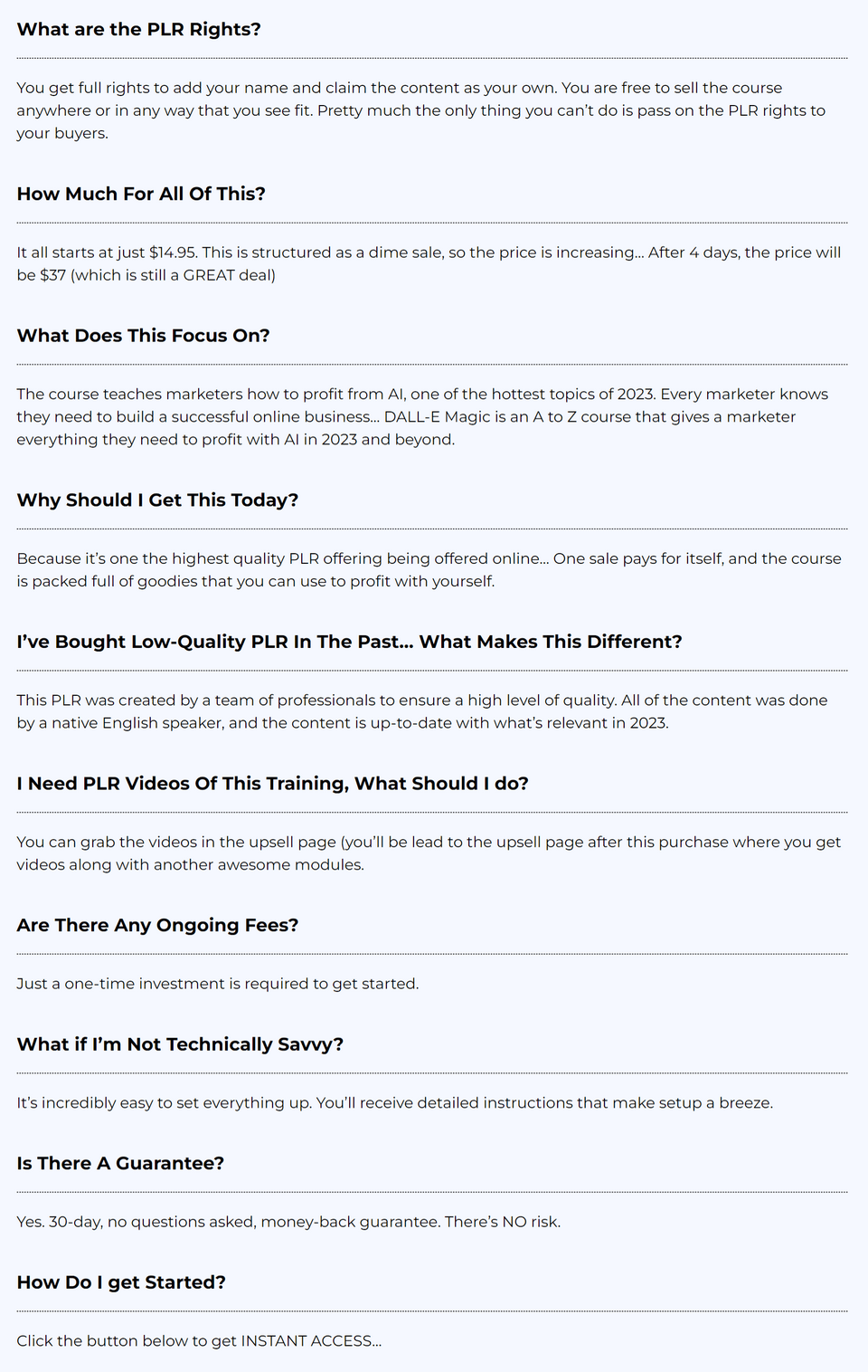 DALL-E Magic PLR Review: AI Marketing Secrets Revealed