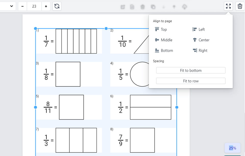 Fraction Worksheets Generator Review with software demo