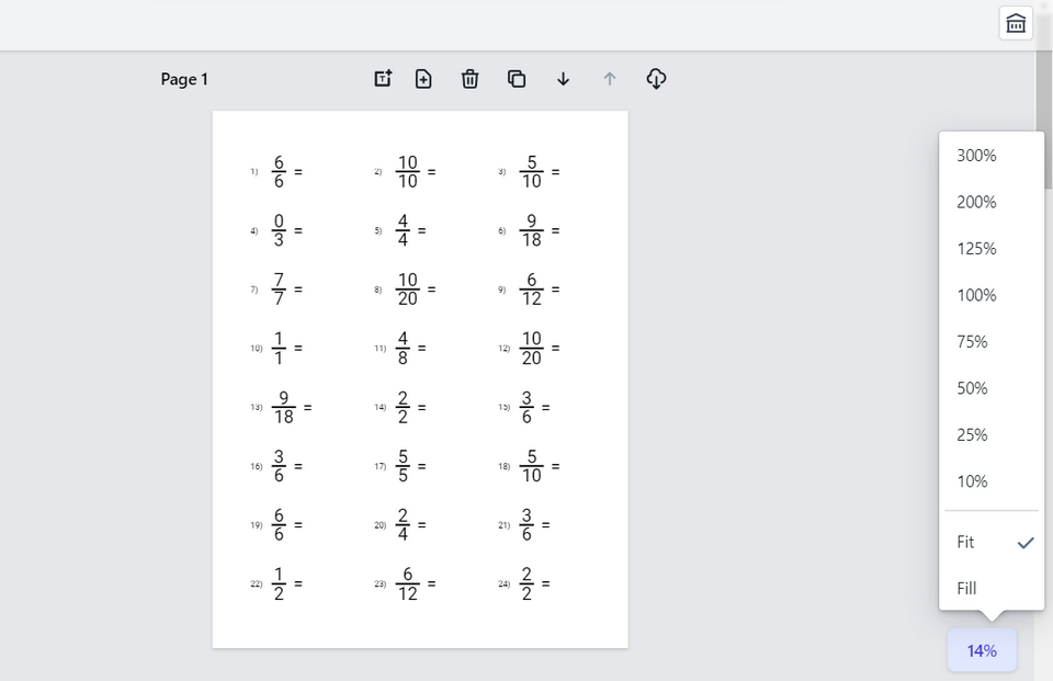 Fraction Worksheets Generator Review with software demo