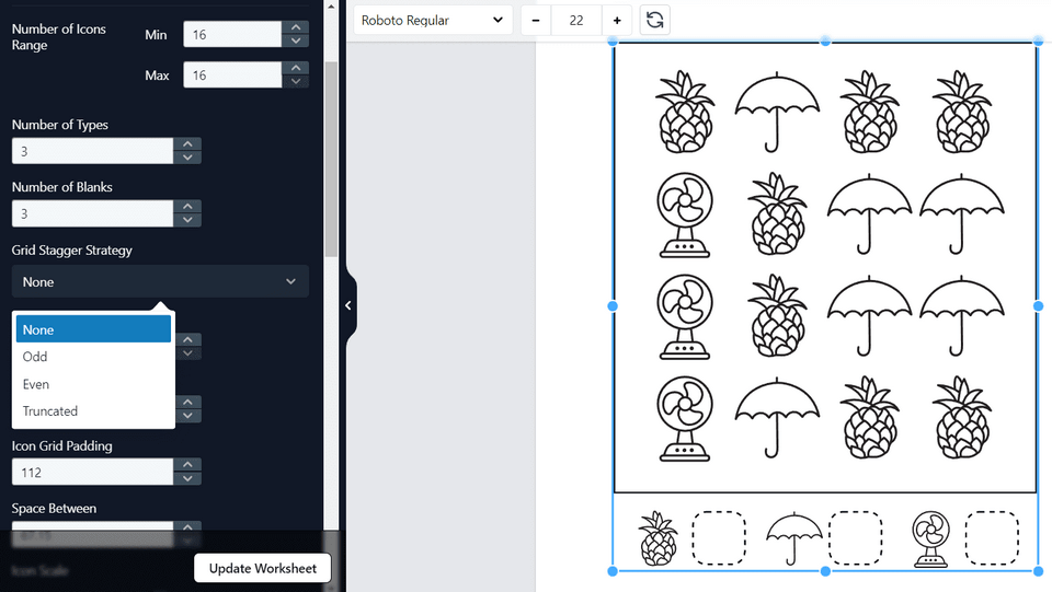 Fraction Worksheets Generator Review with software demo