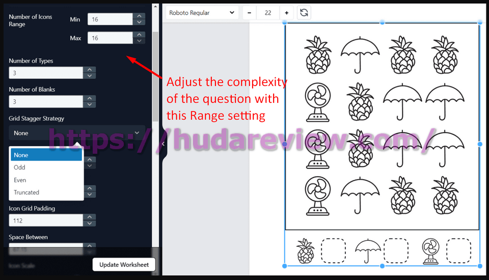 Fraction Worksheets Generator Review with software demo