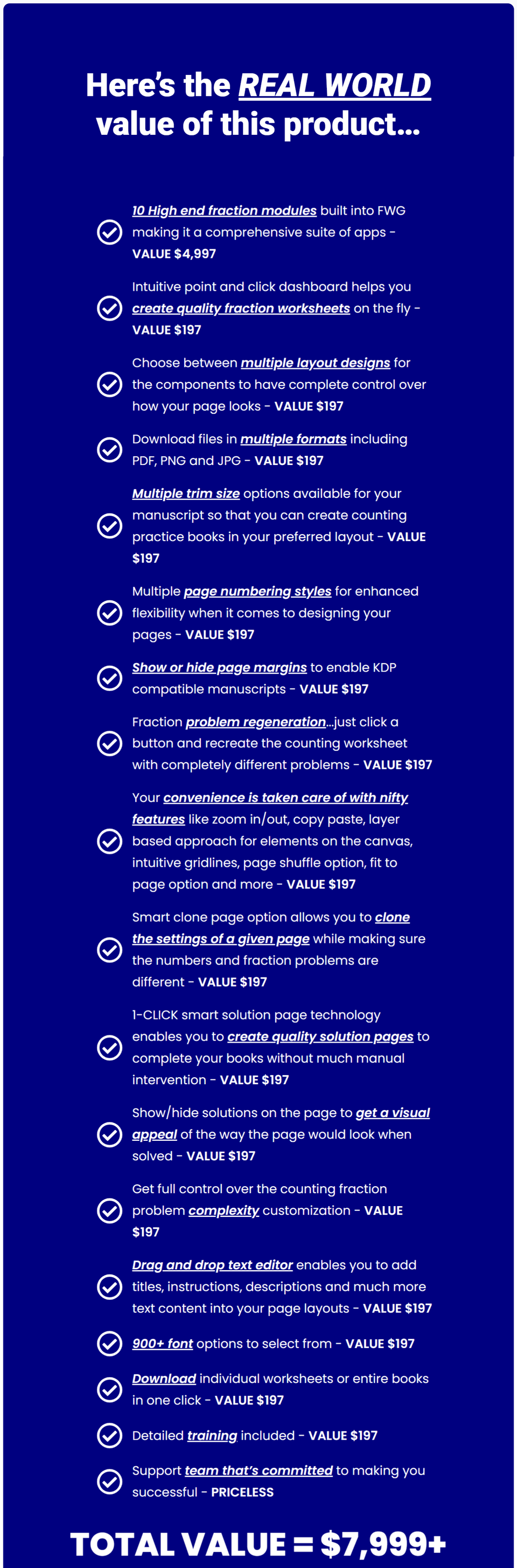 Fraction Worksheets Generator Review with software demo