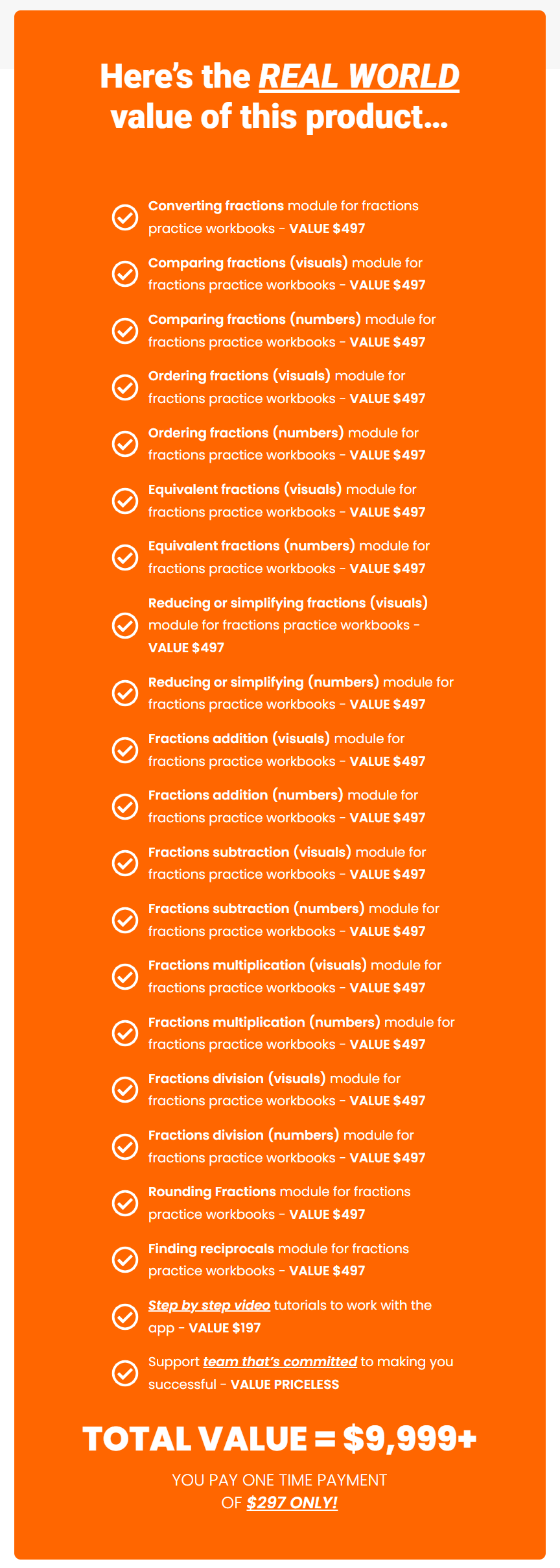 Fraction Worksheets Generator Review with software demo