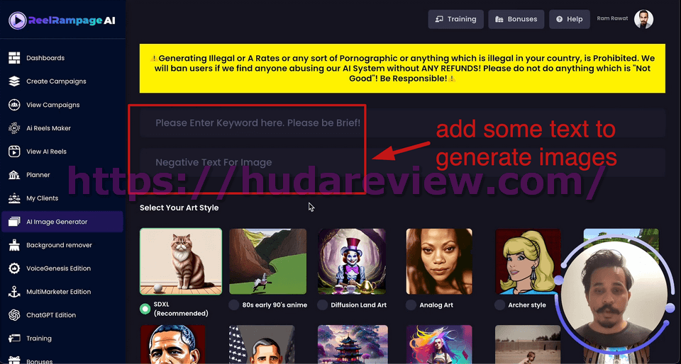 ReelRampage AI Review: Enjoy Unlimited FREE Traffic & Cash