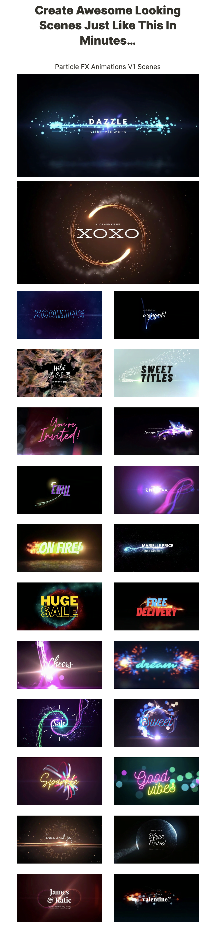 Particle FX Animations 2 for 1 review: Don't miss this product!