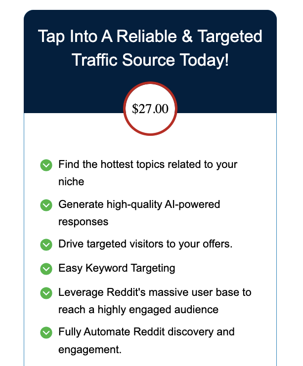 Reddit Traffic Ops Review with detailed demo & huge bonuses!