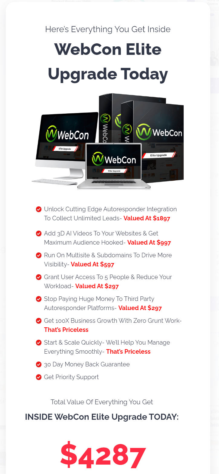 WebCon review: Don't miss my coupon and huge bonuses!