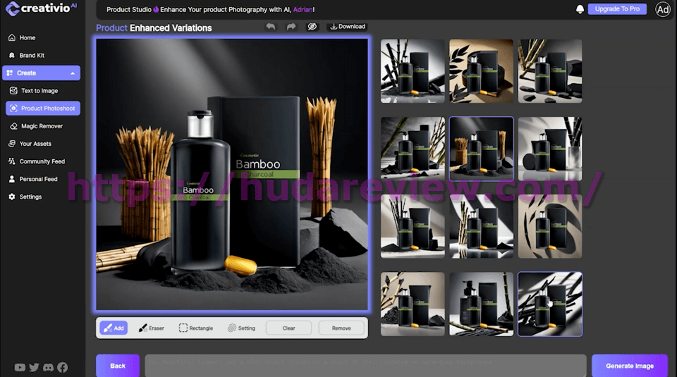 Creativio AI Review: A.I.-Crafted Visuals for Any Product!