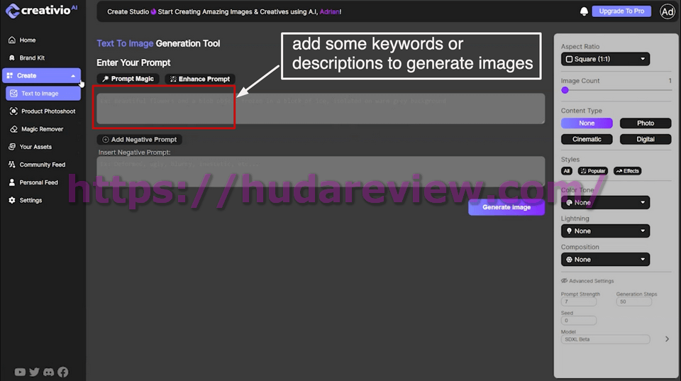 Creativio AI Review: A.I.-Crafted Visuals for Any Product!