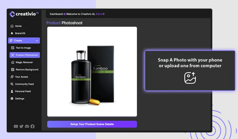 Creativio AI Review: A.I.-Crafted Visuals for Any Product!