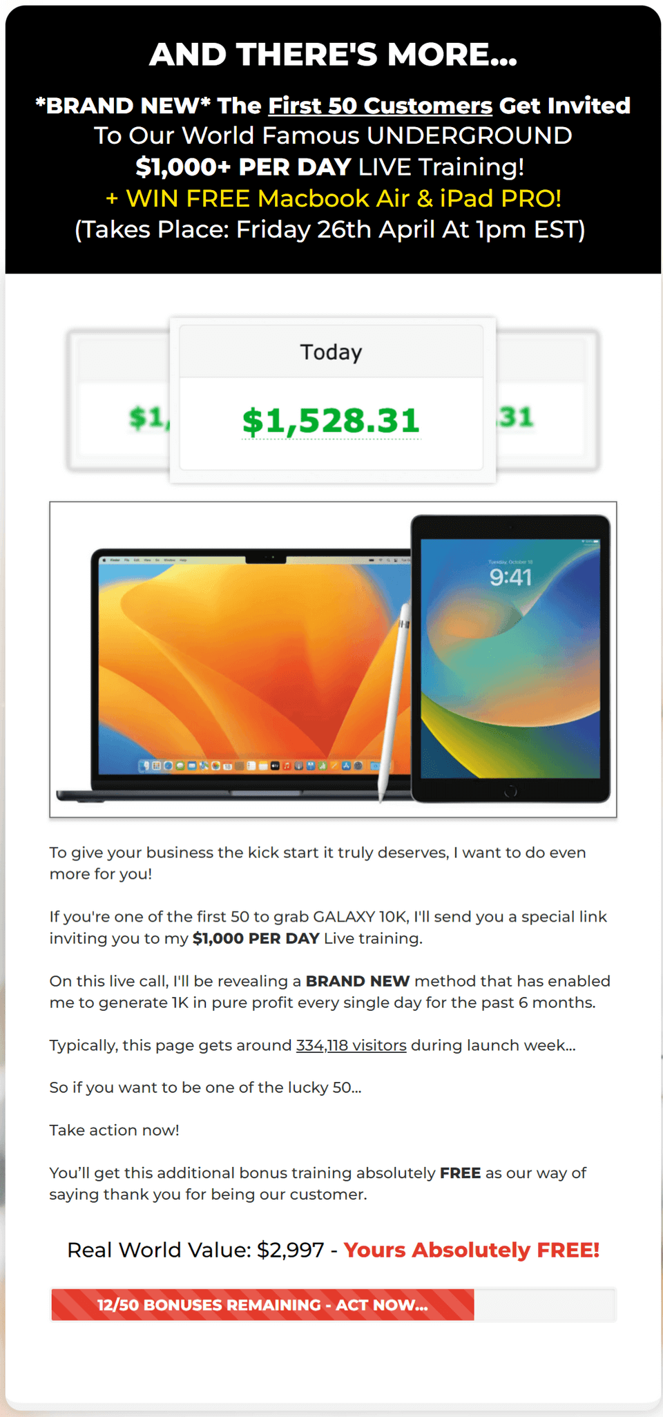 GALAXY 10K Review | Huge Bonuses | Special OTOs | Coupon