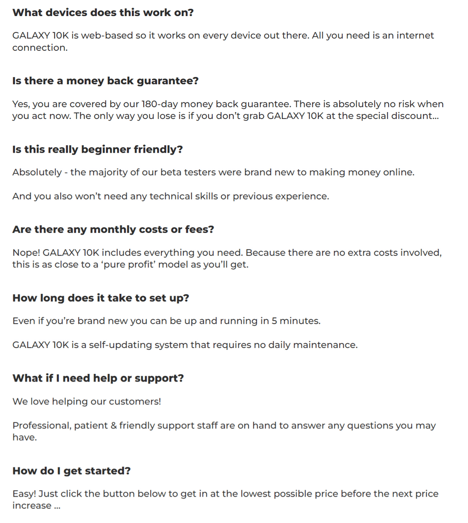 GALAXY 10K Review | Huge Bonuses | Special OTOs | Coupon