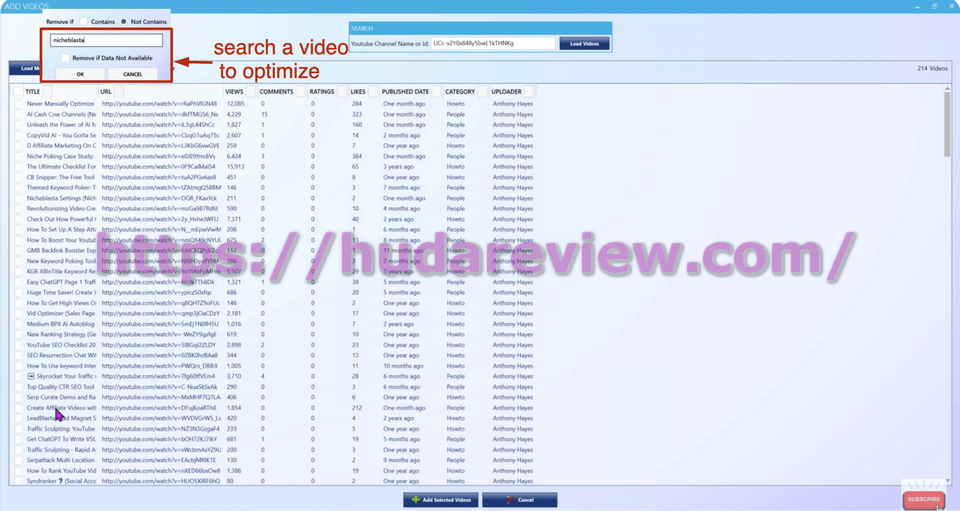 YouTube Vid Re-Optimizer Review: Supercharge your channel