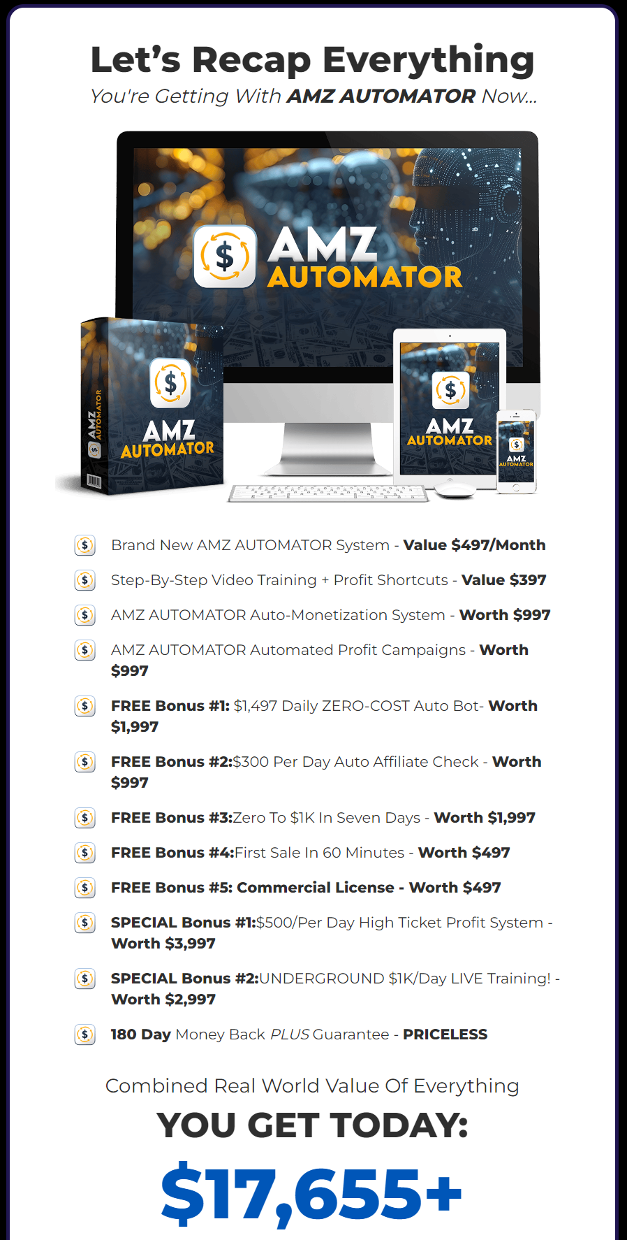 AMZ AUTOMATOR Review: Make money with Amazon from now!
