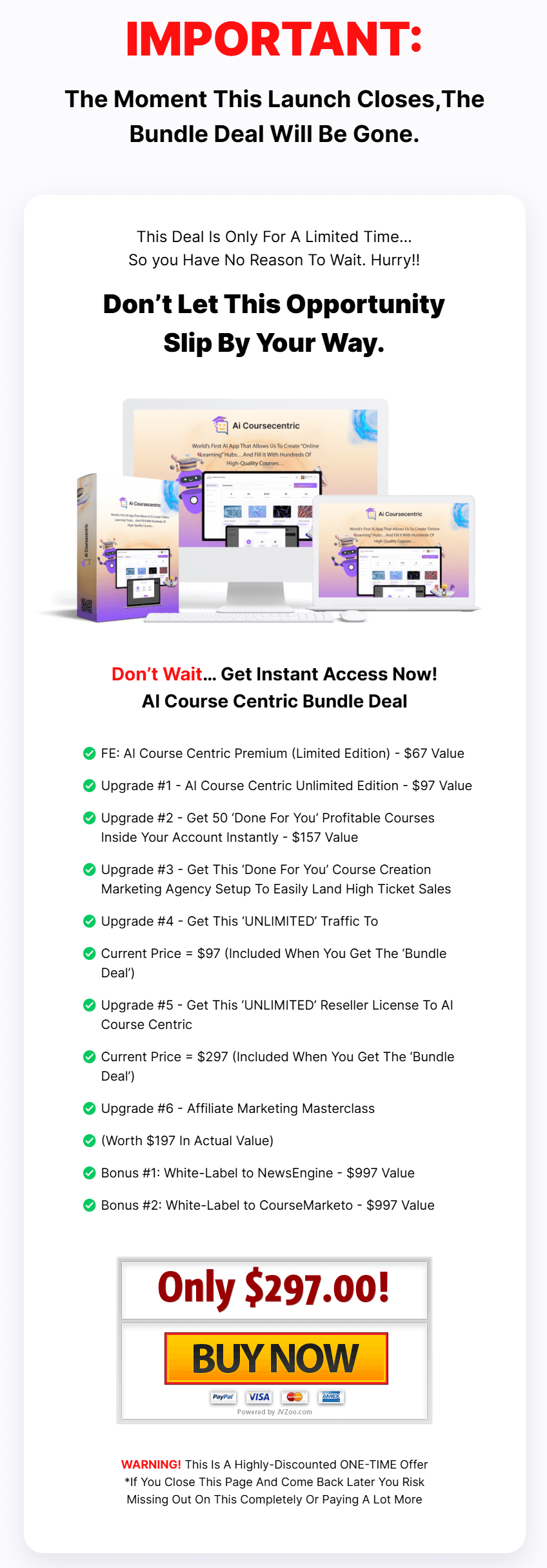 AI Course Centric Review & Demo, Bundle, Discount & Bonuses