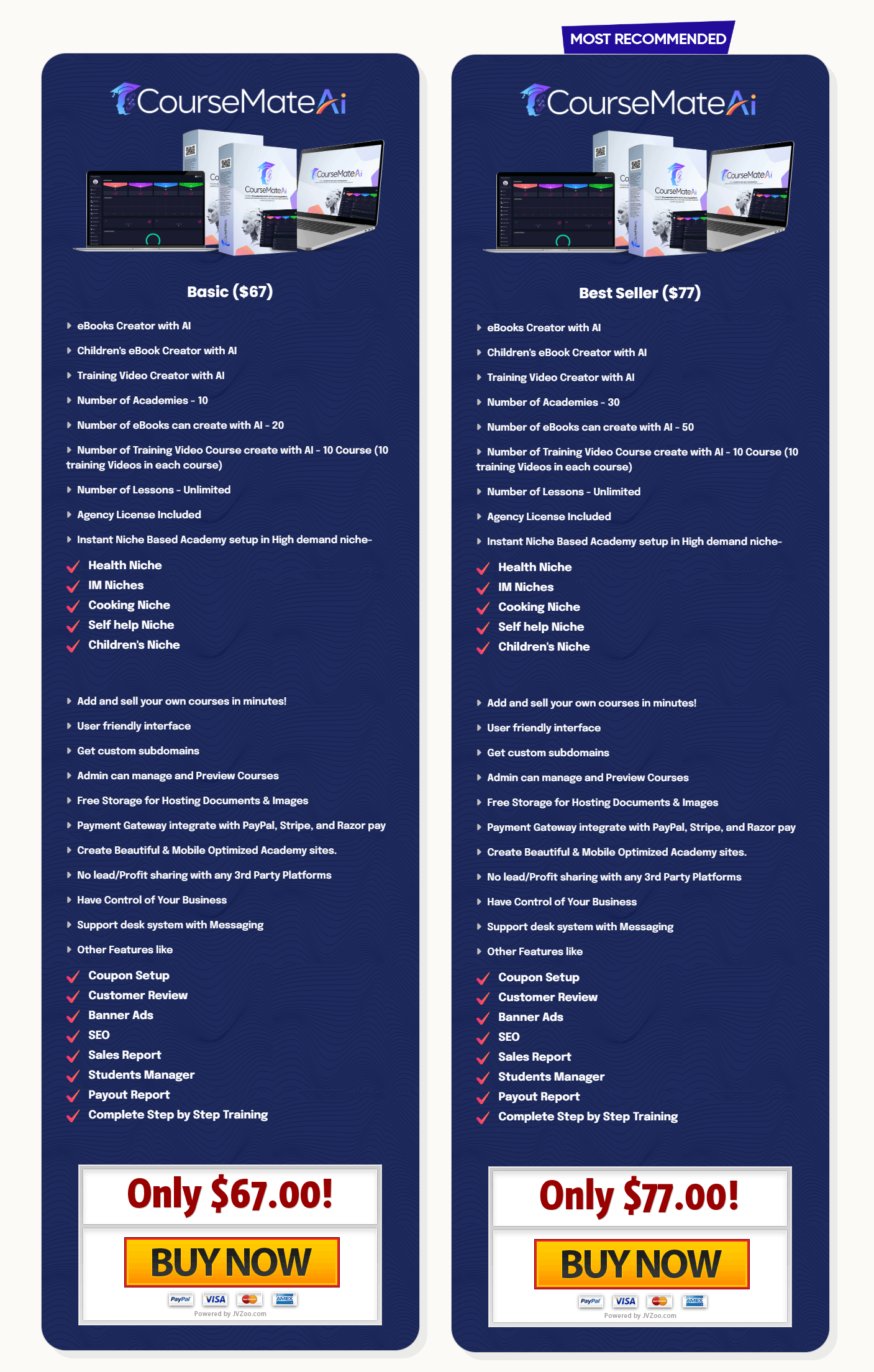 CourseMate AI review | Coupon | Huge Bonuses | OTOs