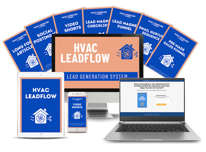 HVAC Leadflow - Lead-Gen System (PLR) review with bonuses