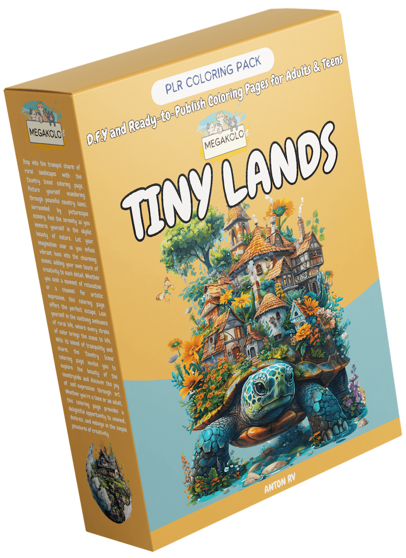 Tiny Lands - (PLR) Coloring Pack review with Huge Bonus