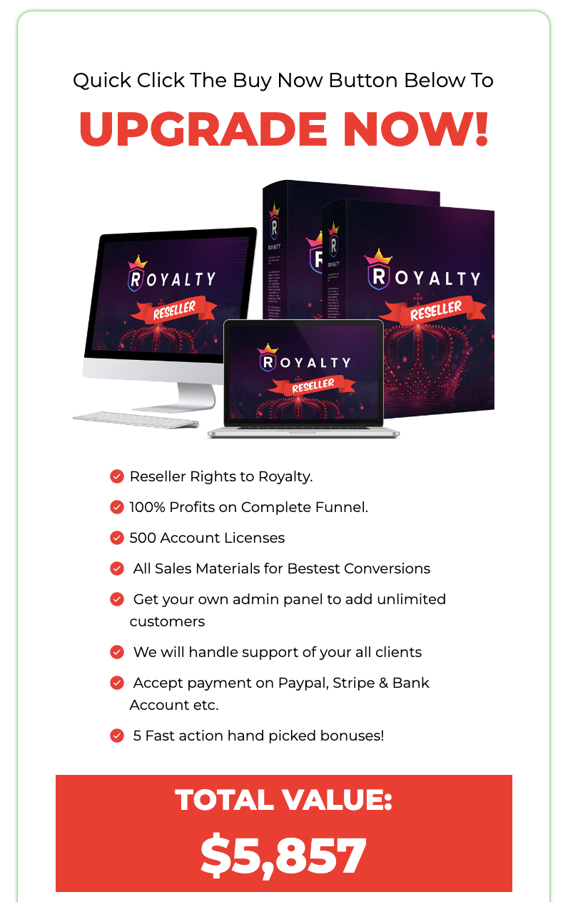 ROYALTY Review with App Demo & Special Bonuses & OTOs
