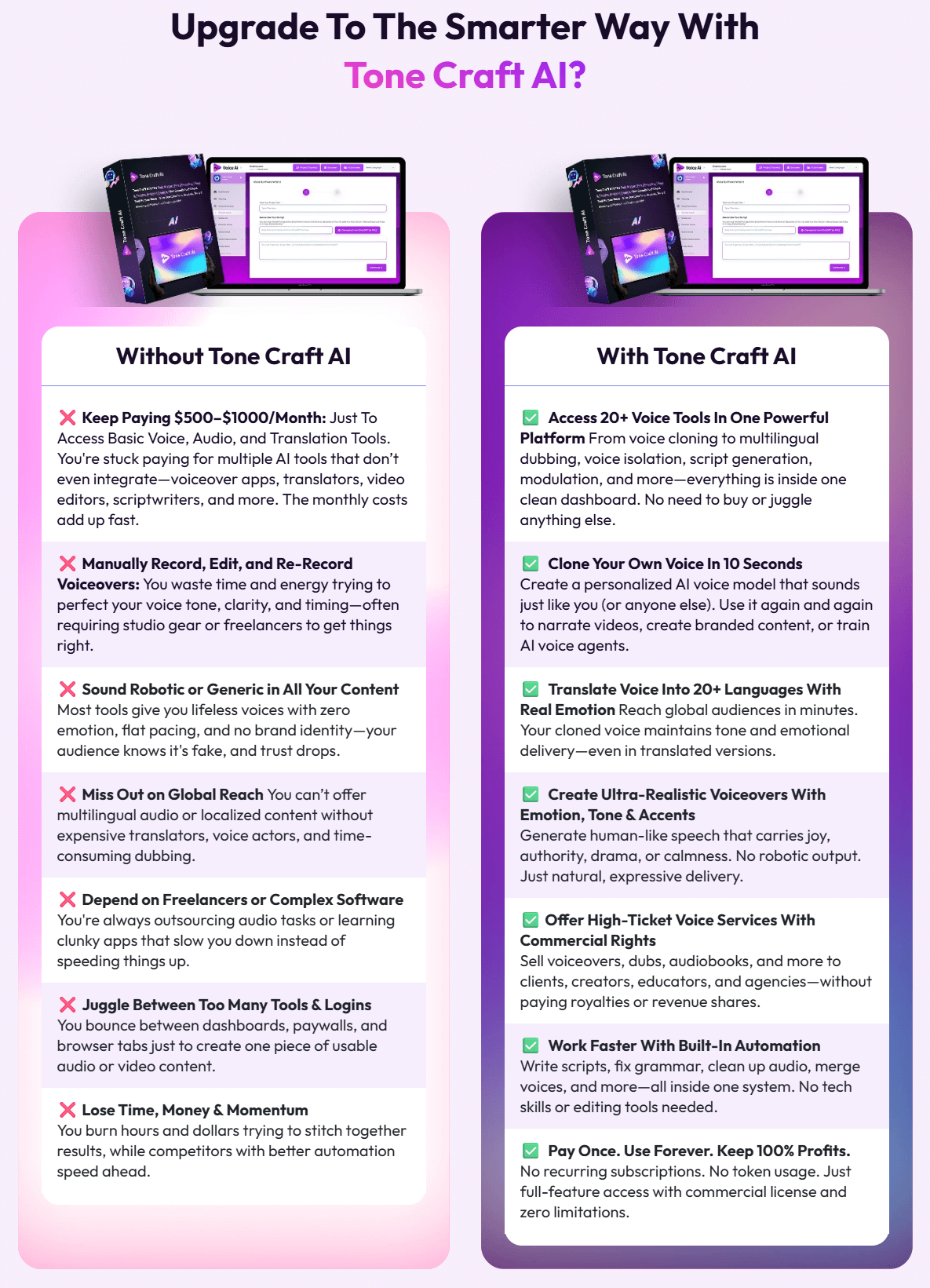 Tone Craft AI Review 2025 - App Demo, 30% Off Code & Bonuses