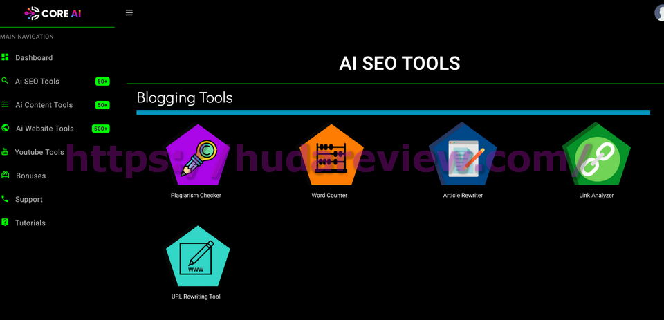 CORE AI Review & Bonus: 500-in-One DFY Content Suite