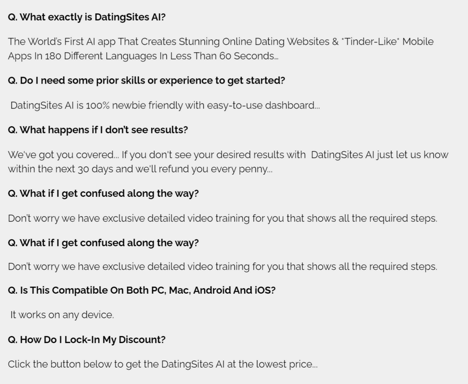 DatingSites AI Review - Start Your Own Tinder & Bumble