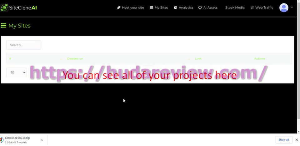 SiteClone AI Review [App] - Clone any website in 60 seconds