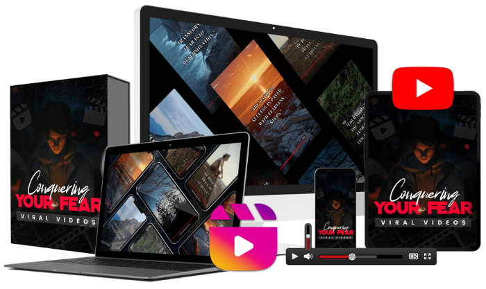 (PLR) 300 Conquering Fear Viral Videos Review with Bonus