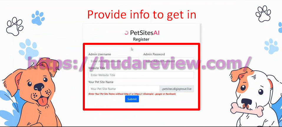 PetSites AI Review & Bonus - Create a Pet Website in minutes
