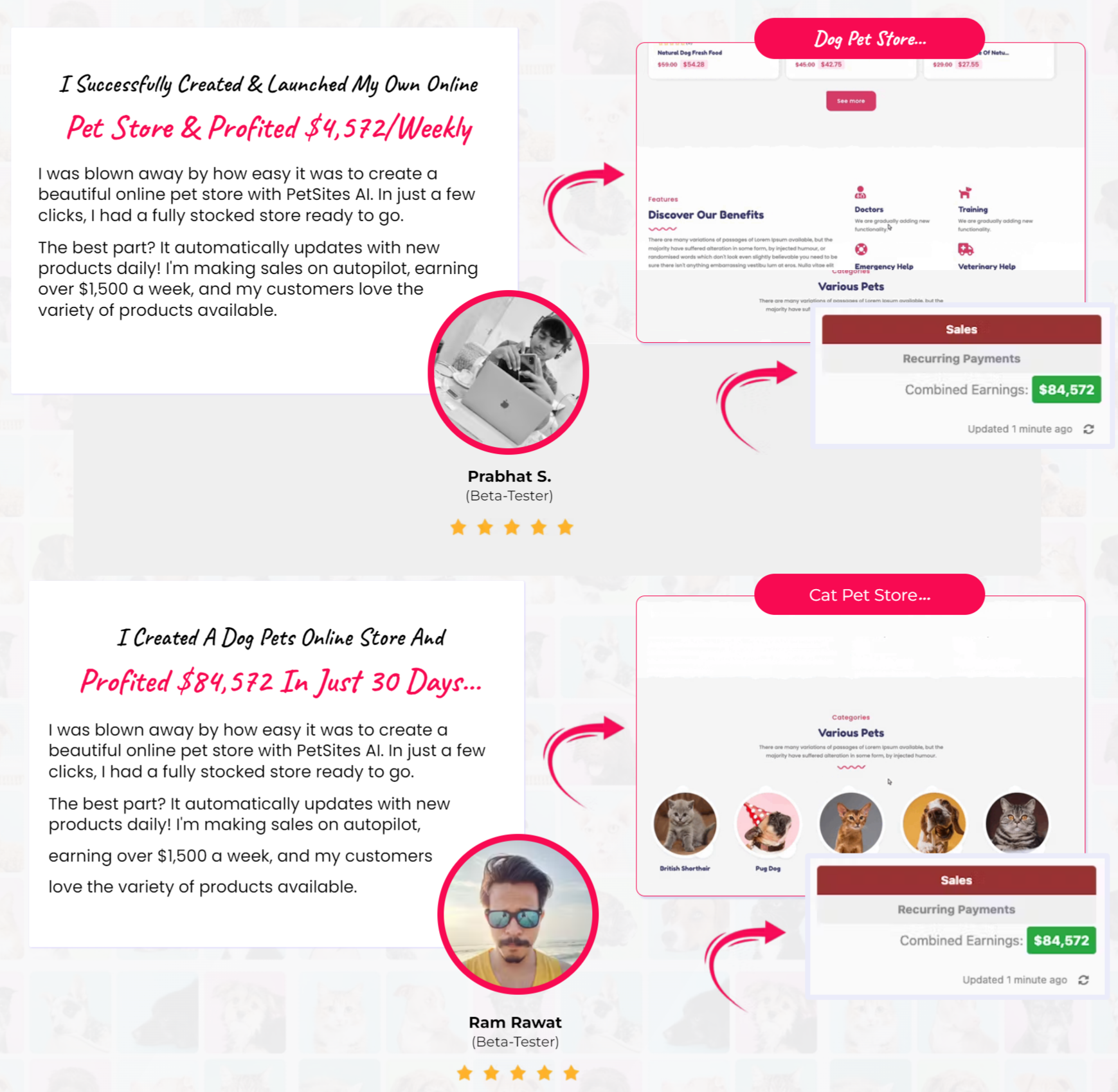 PetSites AI Review & Bonus - Create a Pet Website in minutes