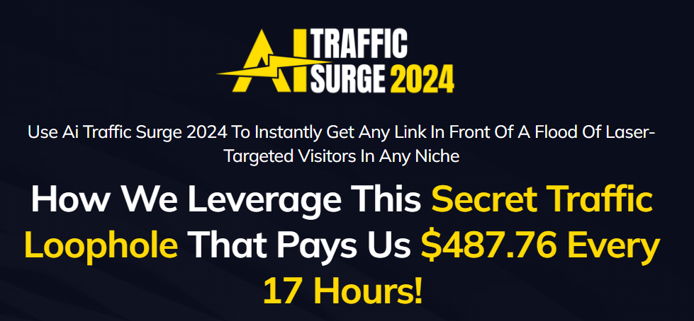 AI Traffic Surge 2024 review - Secret Traffic Hack!