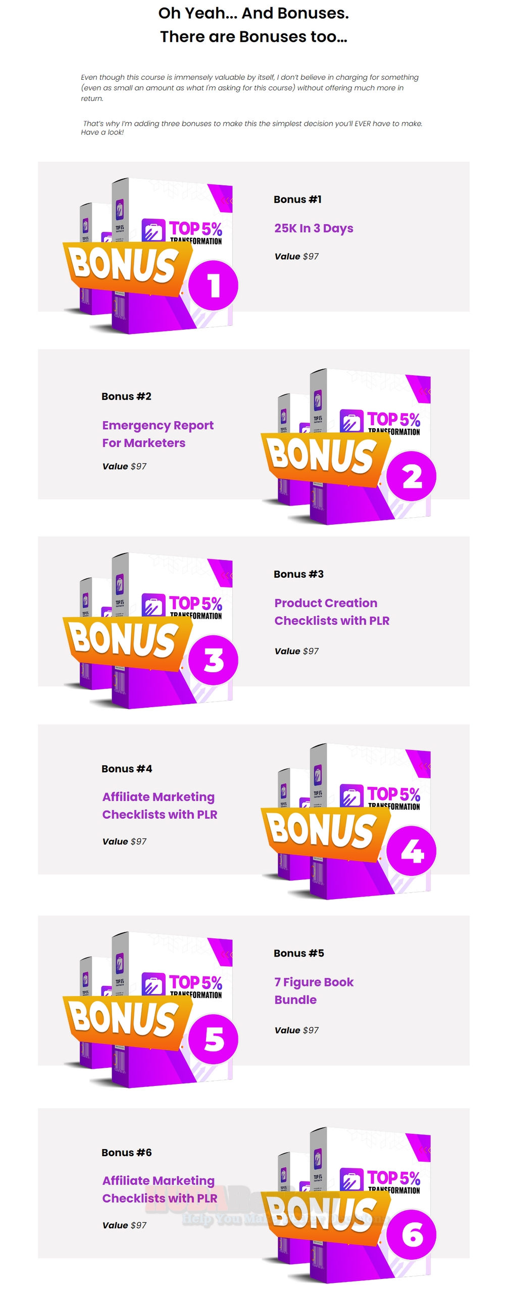 Top 5% Transformation Review: Become Top 5 Affiliate with this!