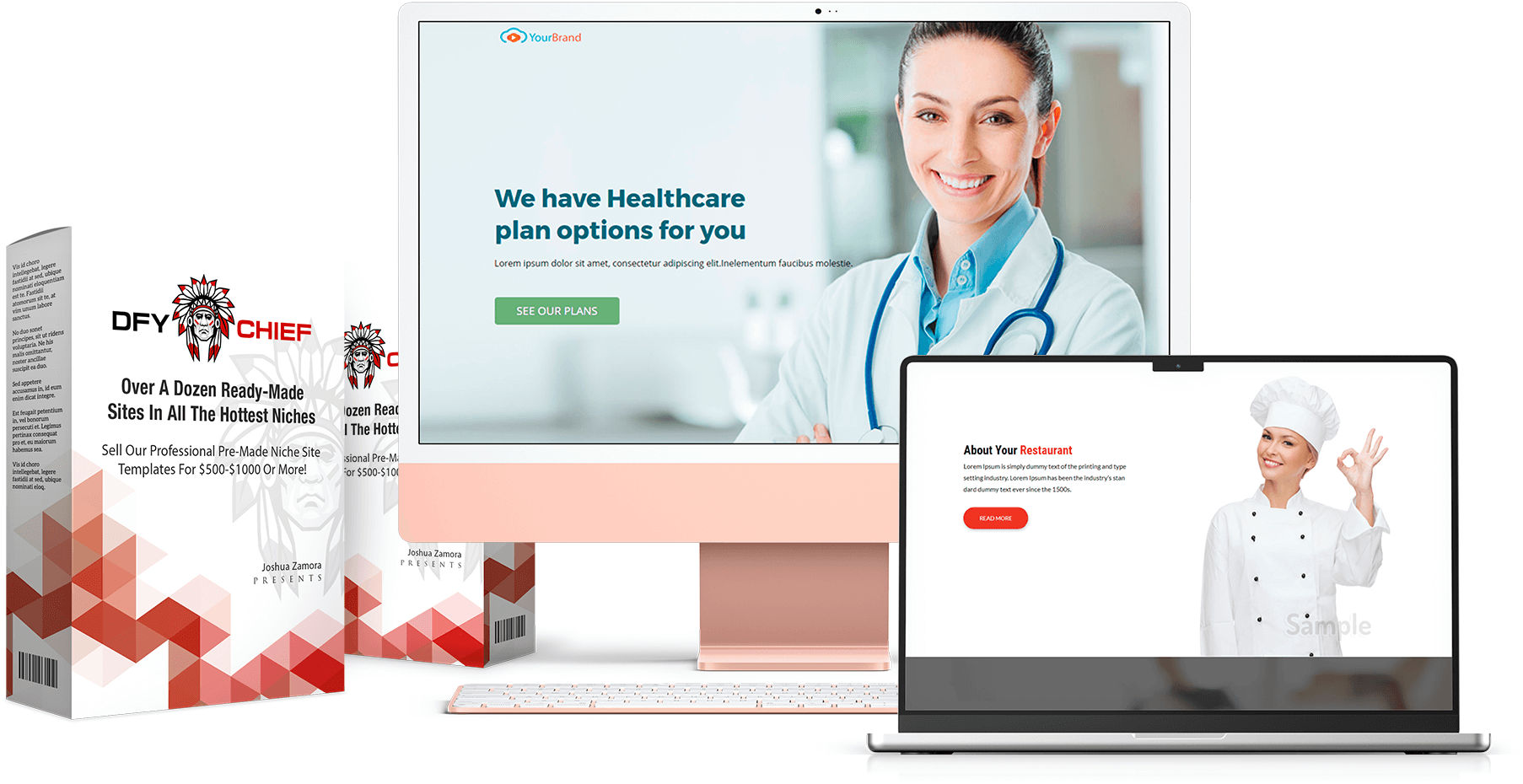 DFY Chief Review - 30+ DFY AI websites that you can sell