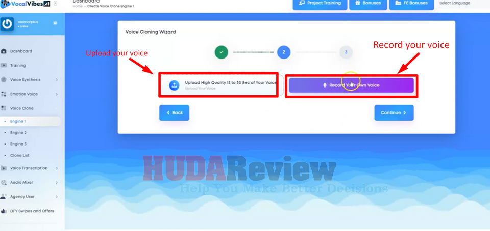 Vocal Vibes AI Review - New Markets with Cloned AI Voices