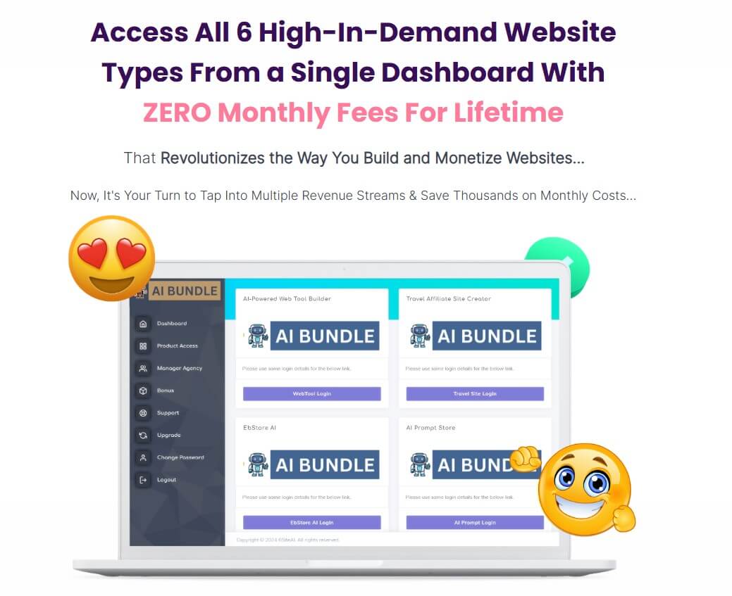 AI Bundle Review 2025: Create 6 Profitable Websites with One Tool