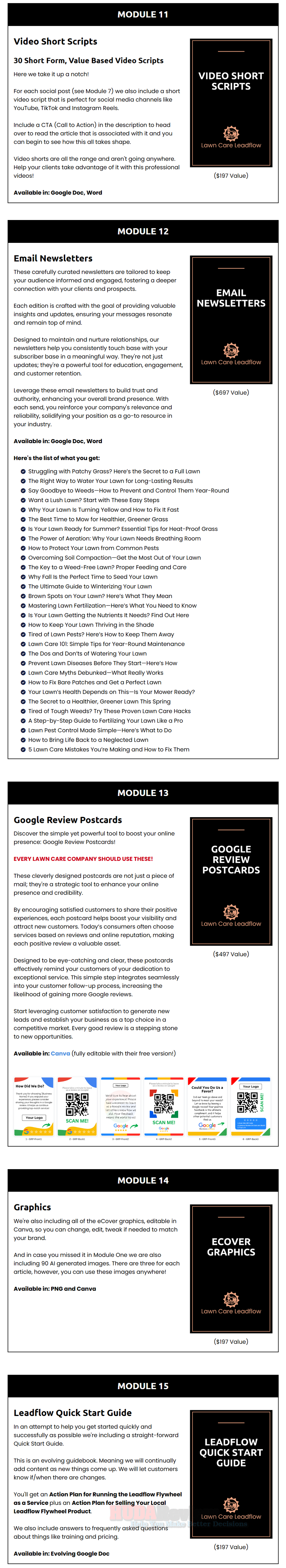 Lawn Care Leadflow Flywheel (PLR) Review with Huge Bonuses