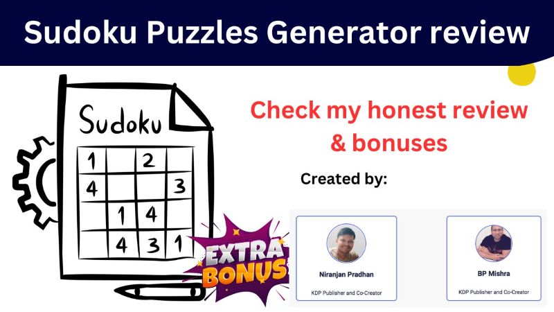 Sudoku Puzzles Generator Review with Huge Bonuses, OTOs