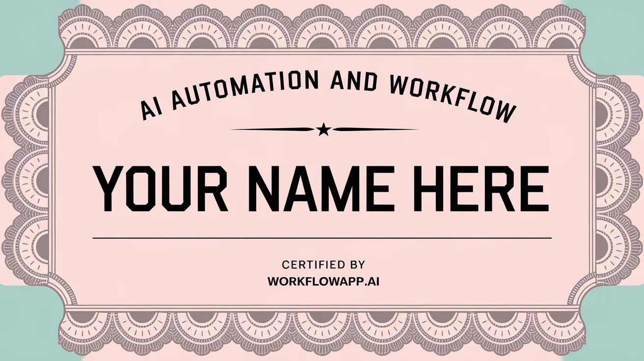 AI Workflow and Automation Certification Program Review & Bonus