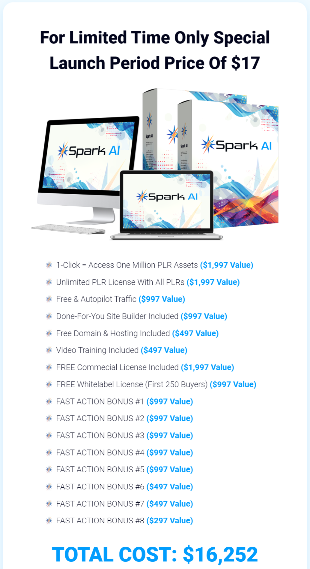Spark AI Review - Unlock 1 million PLR assets with just a click