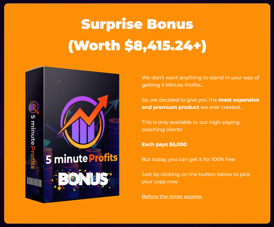 5-Minute Fortune Review | Huge Bonuses | Special OTOs