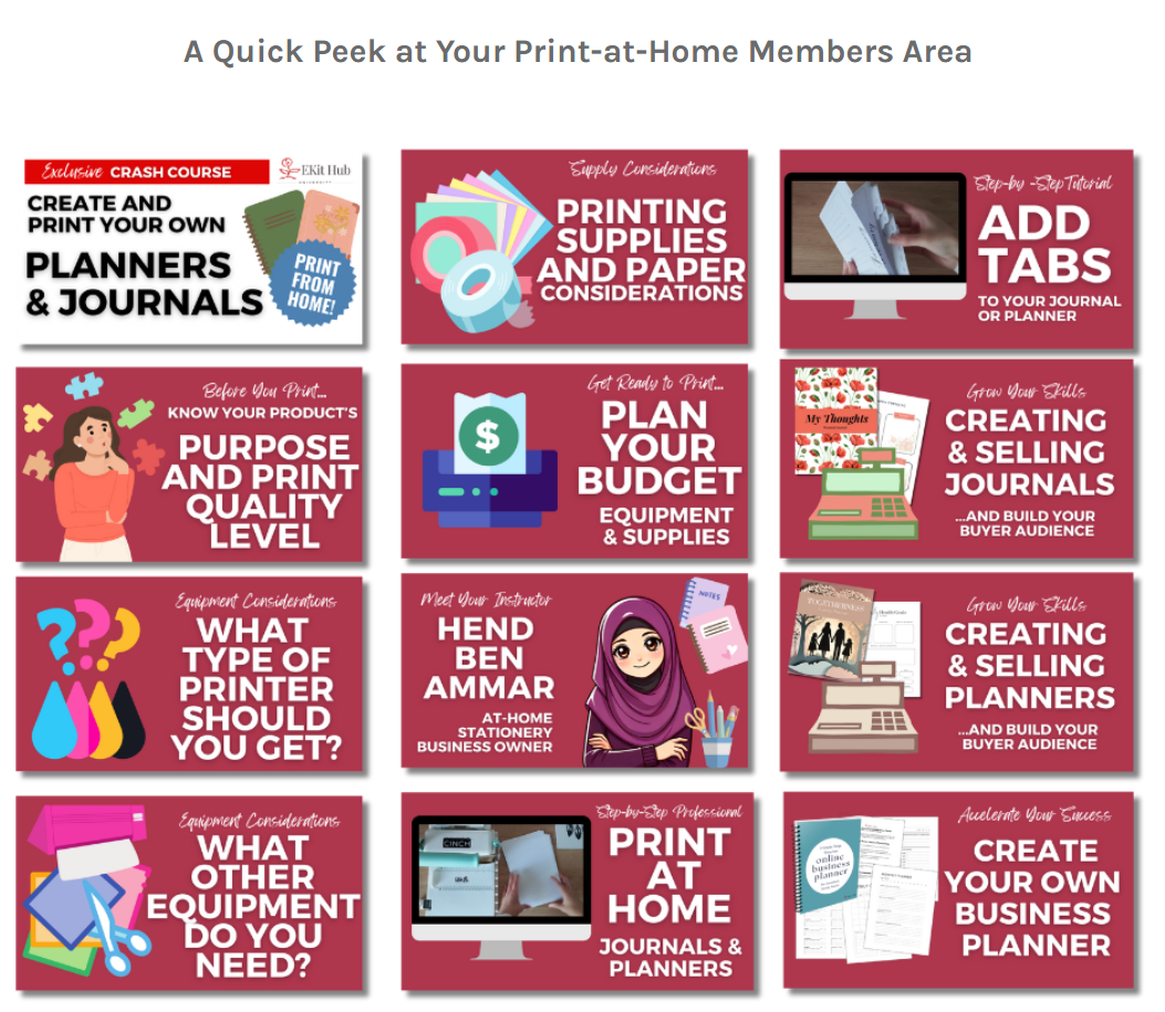 Create & Print Journals and Planners from Home Review & Bonus