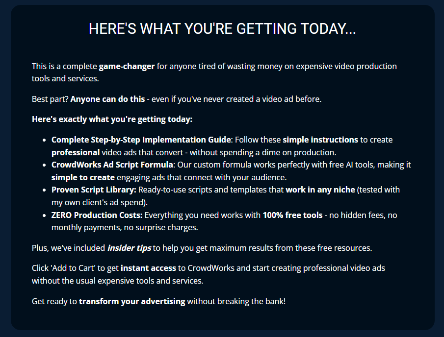 CrowdWorks Review | These results using FREE AI tools?