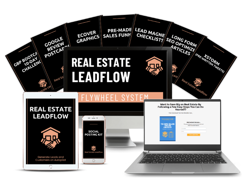 Real Estate Leadflow Flywheel PLR Review | Huge Bonuses
