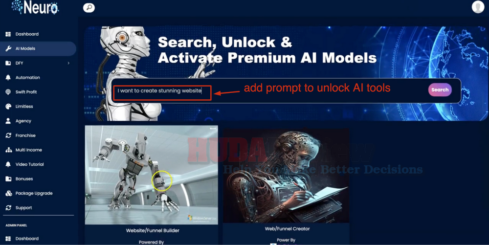 Neuro Review & Bonuses - Unlock 100+ Premium AI Models